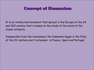 Comenius. Humanism | ODP