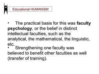 Humanism in Education | PPT