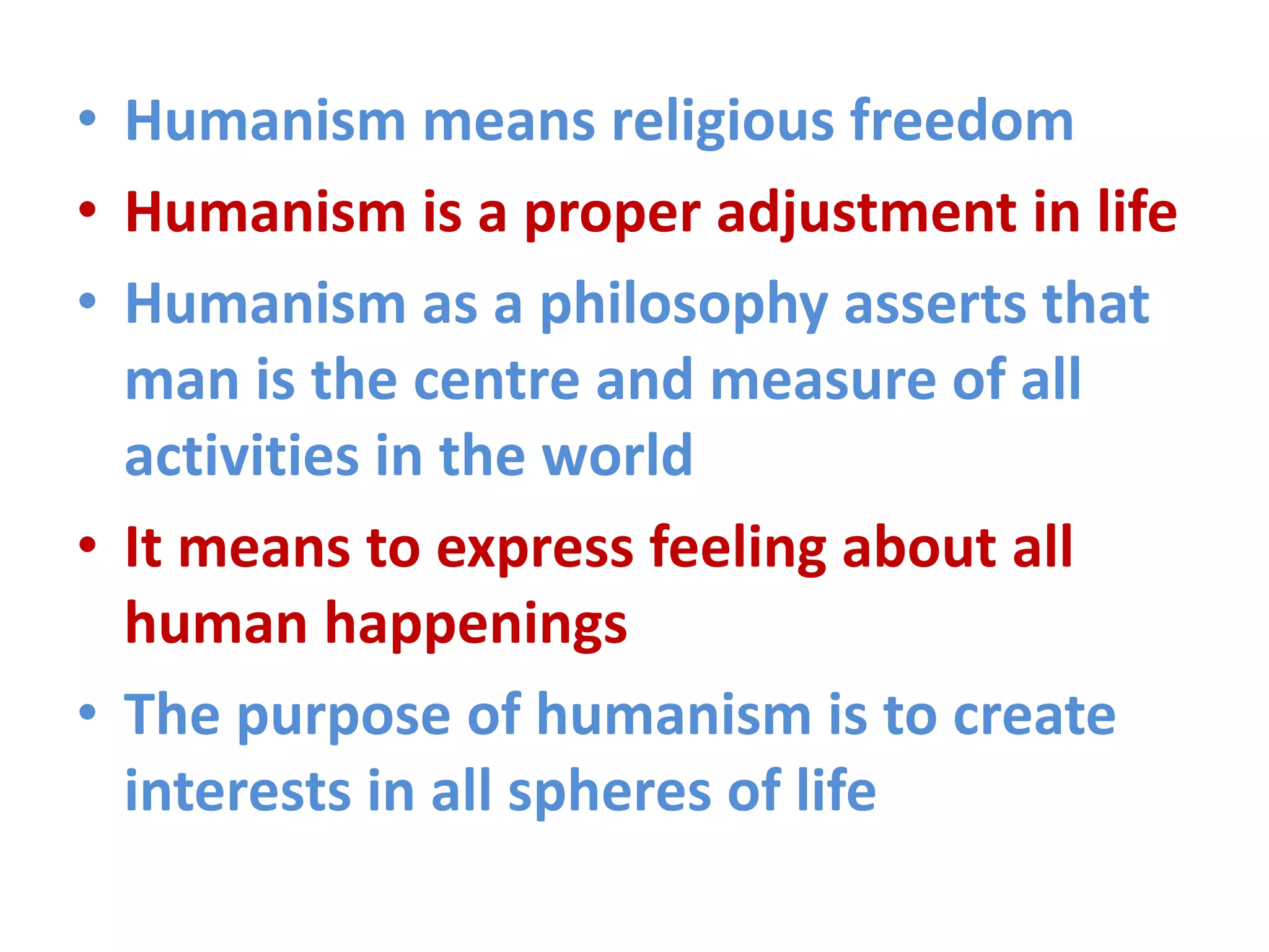 Humanism & its Educational Implications | PPTX