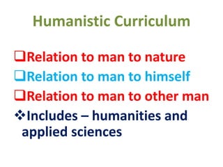 Humanism & its Educational Implications | PPTX