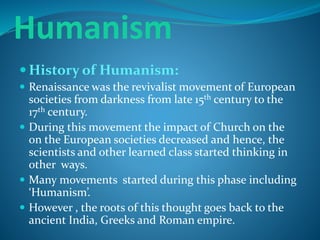 Humanism | PPTX