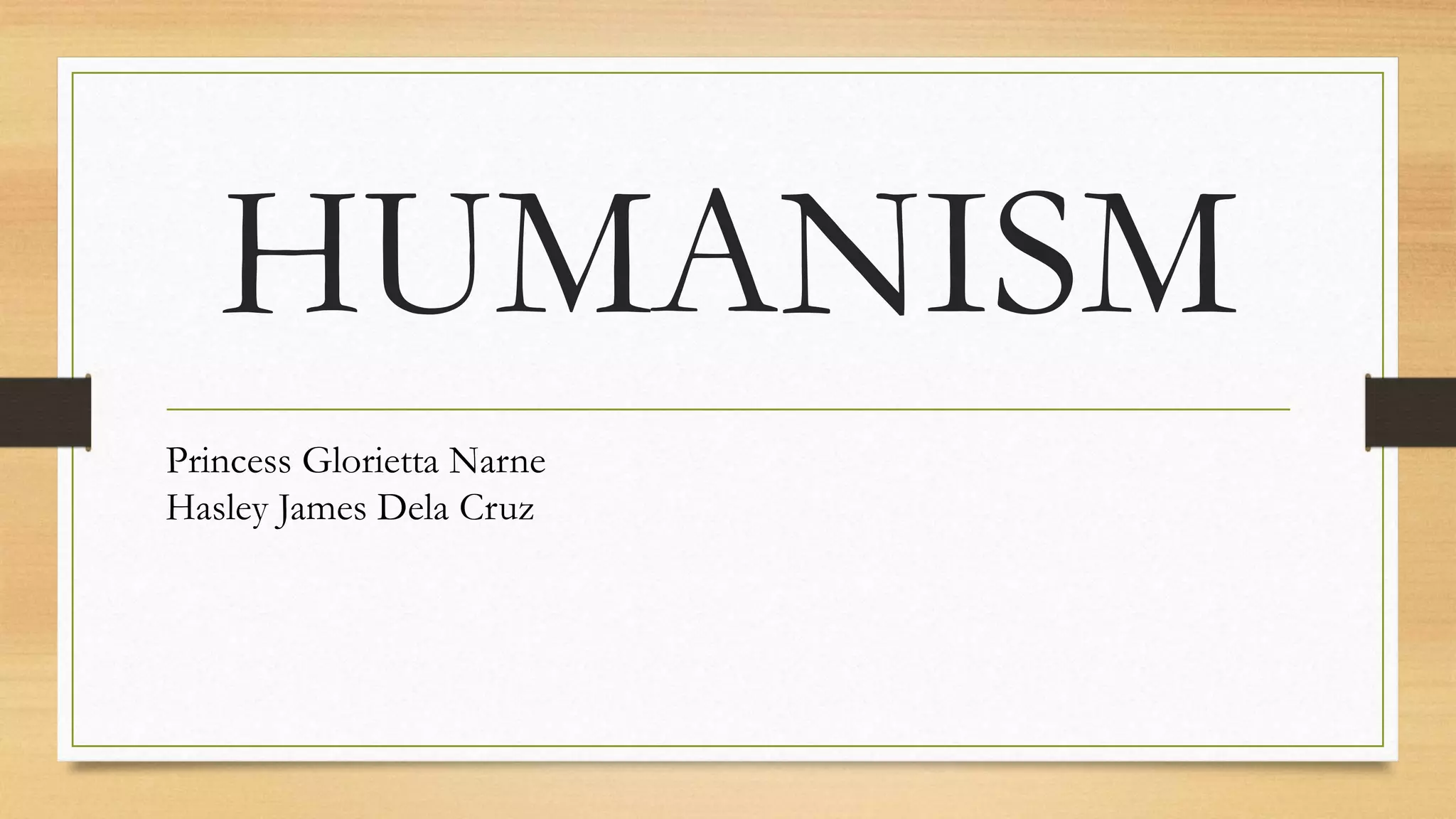 HUMANISM.pptx