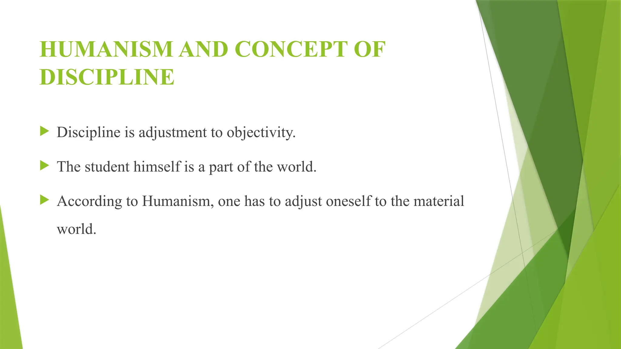 HUMANISM_the modern philosophy of education | PPTX