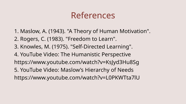 Humanism Learning Theory Carl Rogers Maslow.pptx