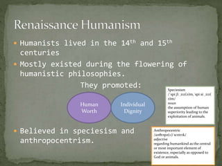 Humanism -- Global Perspectives | PPTX
