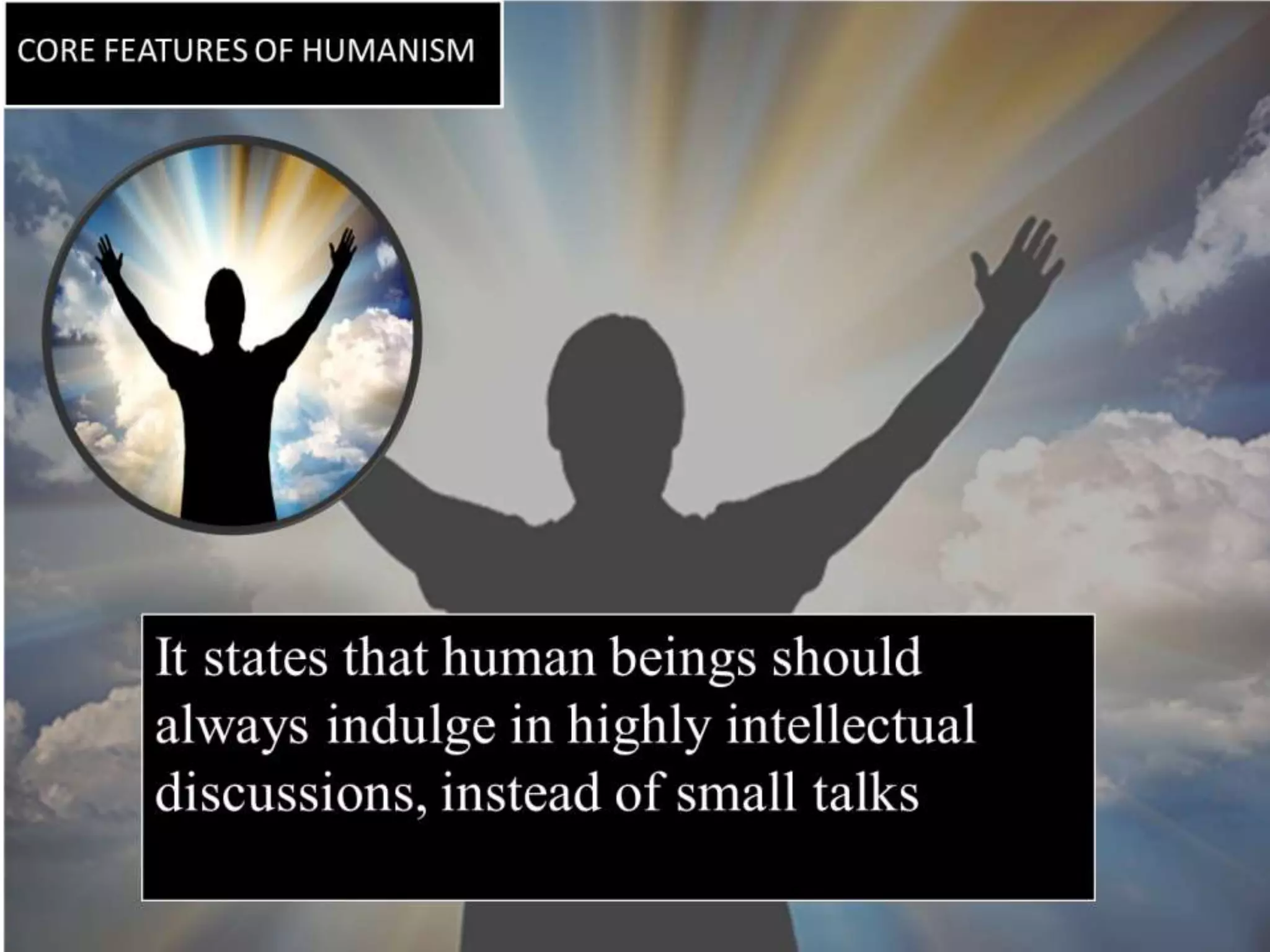 Humanism and existentialism- comparing and contrasting | PPTX