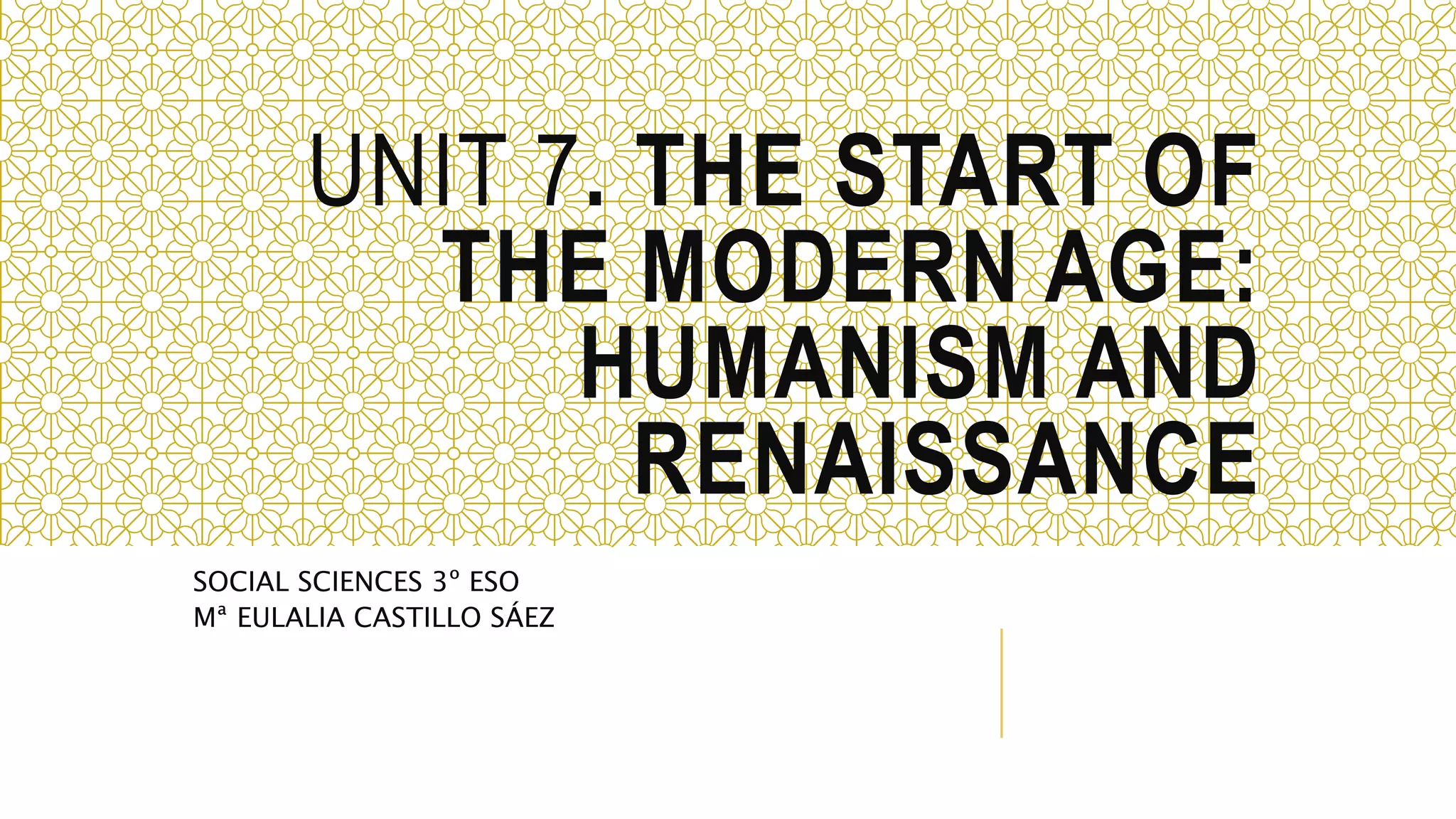 Humanism and renaissance | PPTX