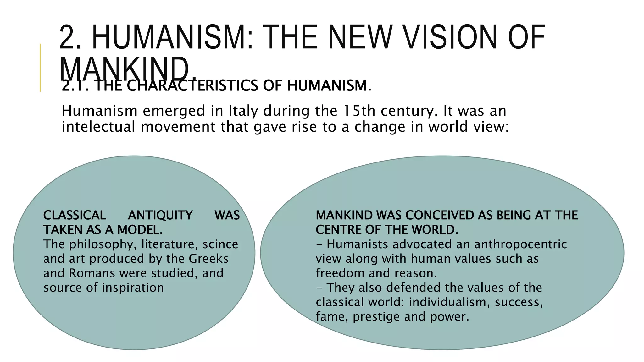 Humanism and renaissance | PPTX