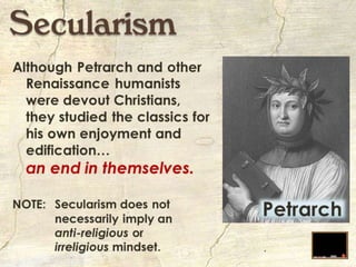 Secularism Renaissance