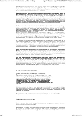 Humanism as core value of Transhumanism - Anders Sandberg.pdf