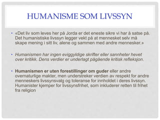 Humanisme | PPTX