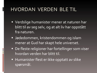 Humanisme og religion | PPT