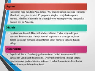 Humanisme ppt | PPTX
