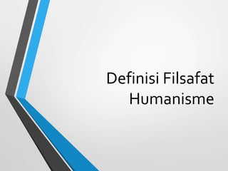 Humanisme ppt | PPTX