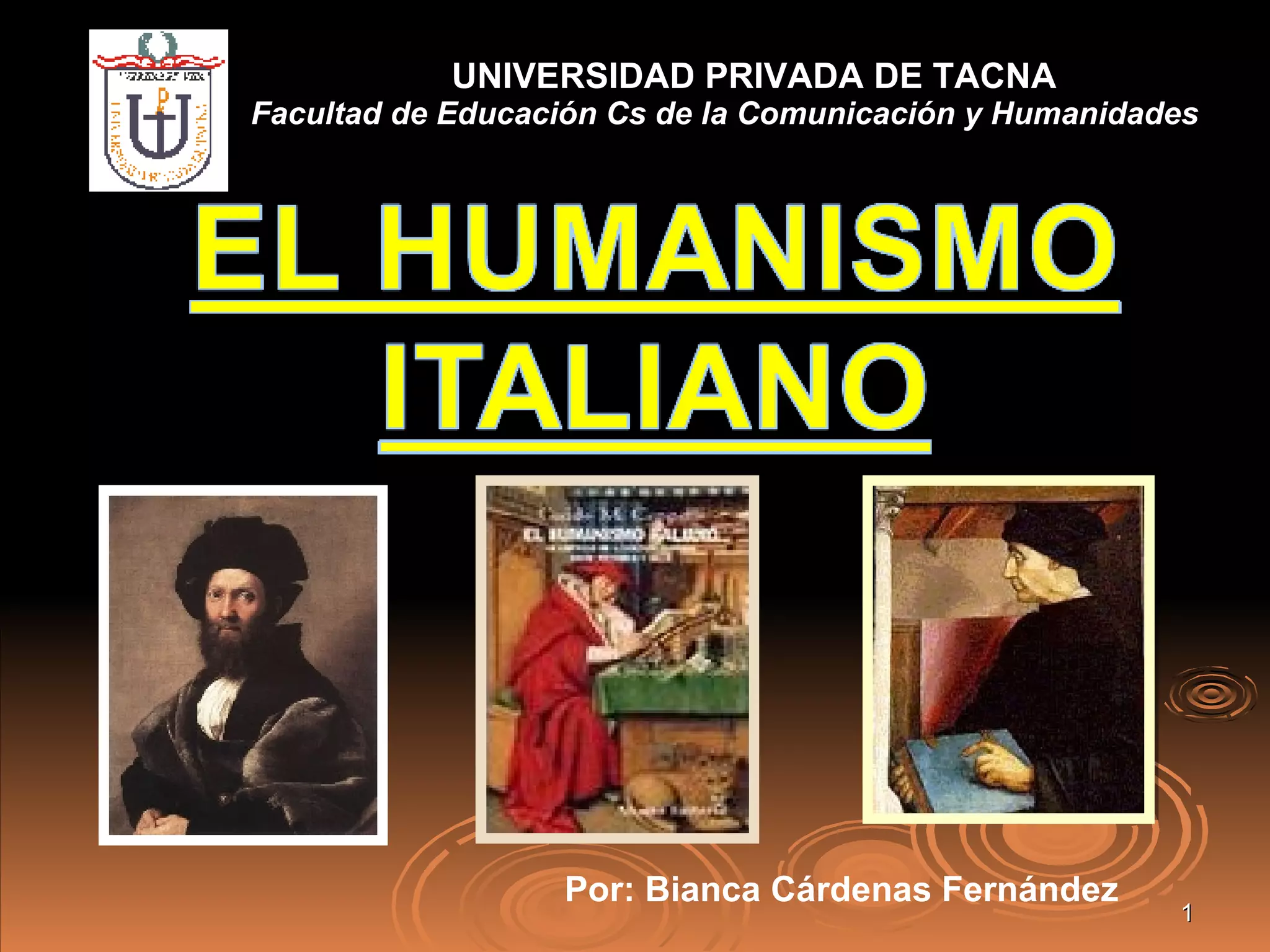 Humanismo Italiano | PPT