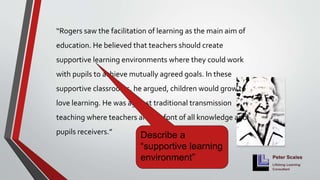 Humanist approaches to education website version | PPTX