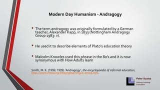 Humanist approaches to education website version | PPTX