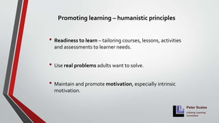 Humanist approaches to education website version | PPTX