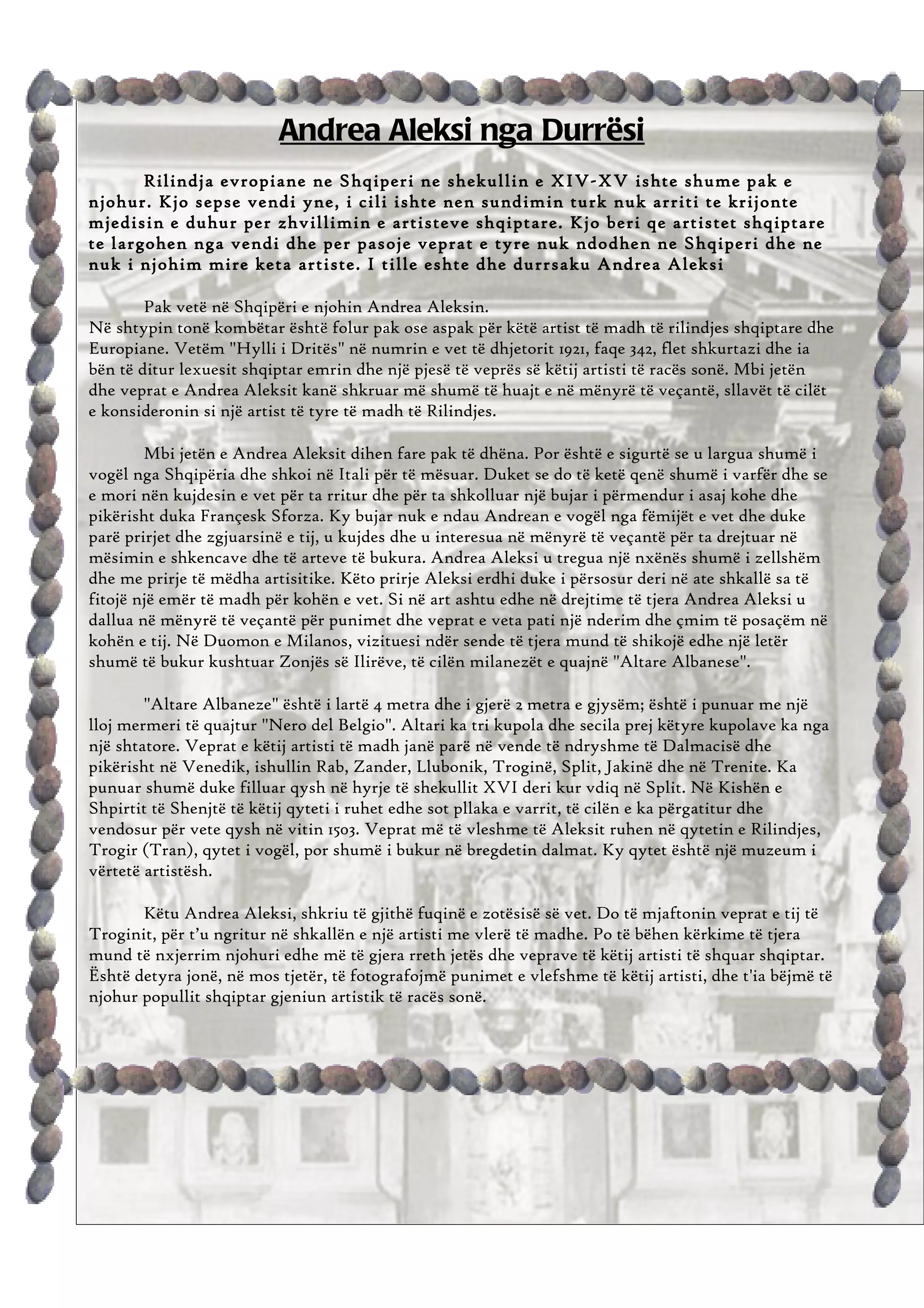 Humanistet shqiptar | DOC
