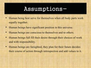 Humanistic approach ppt | PPTX