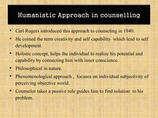 Humanistic approach ppt | PPTX