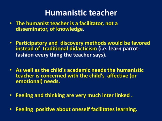 Humanistic curriculum | PPTX