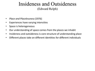 Humanistic geography | PPTX