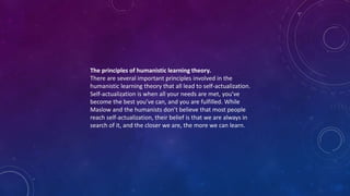 Humanistic Learning Theory.pptx