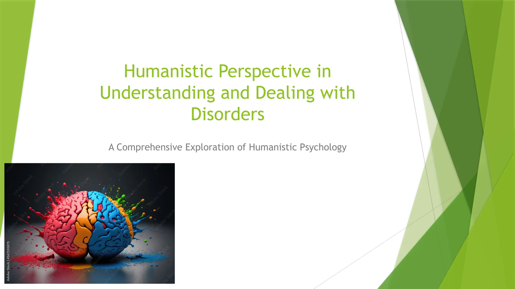 Humanistic Perspective in Understanding and Dealing with Disorders ...