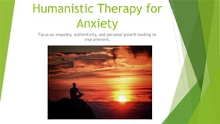 Humanistic Perspective in Understanding and Dealing with Disorders ...