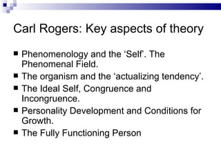 Humanistic psychology carl rogers november 2011 | PPT