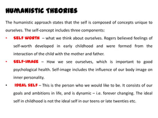 Humanistic theories | PPTX
