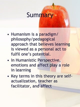 Humanistic Theory of Learning | PDF