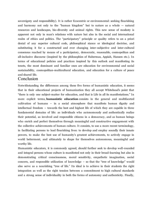 Humanistic theory | DOCX