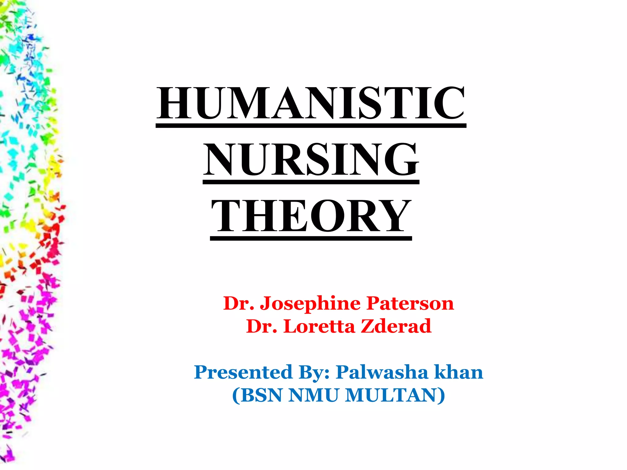 Humanistic theory | PPTX