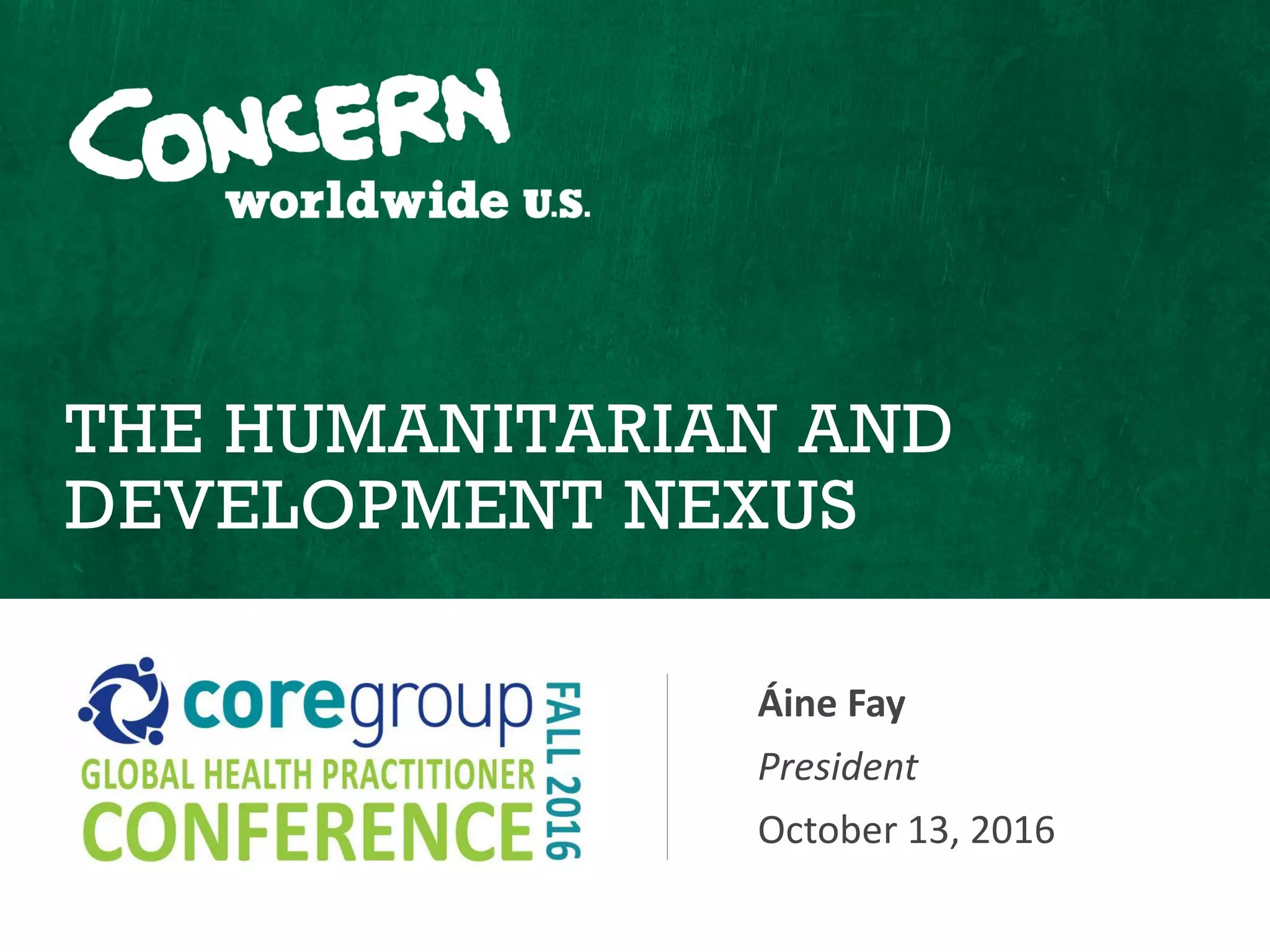 The Humanitarian and Development Nexus | PDF