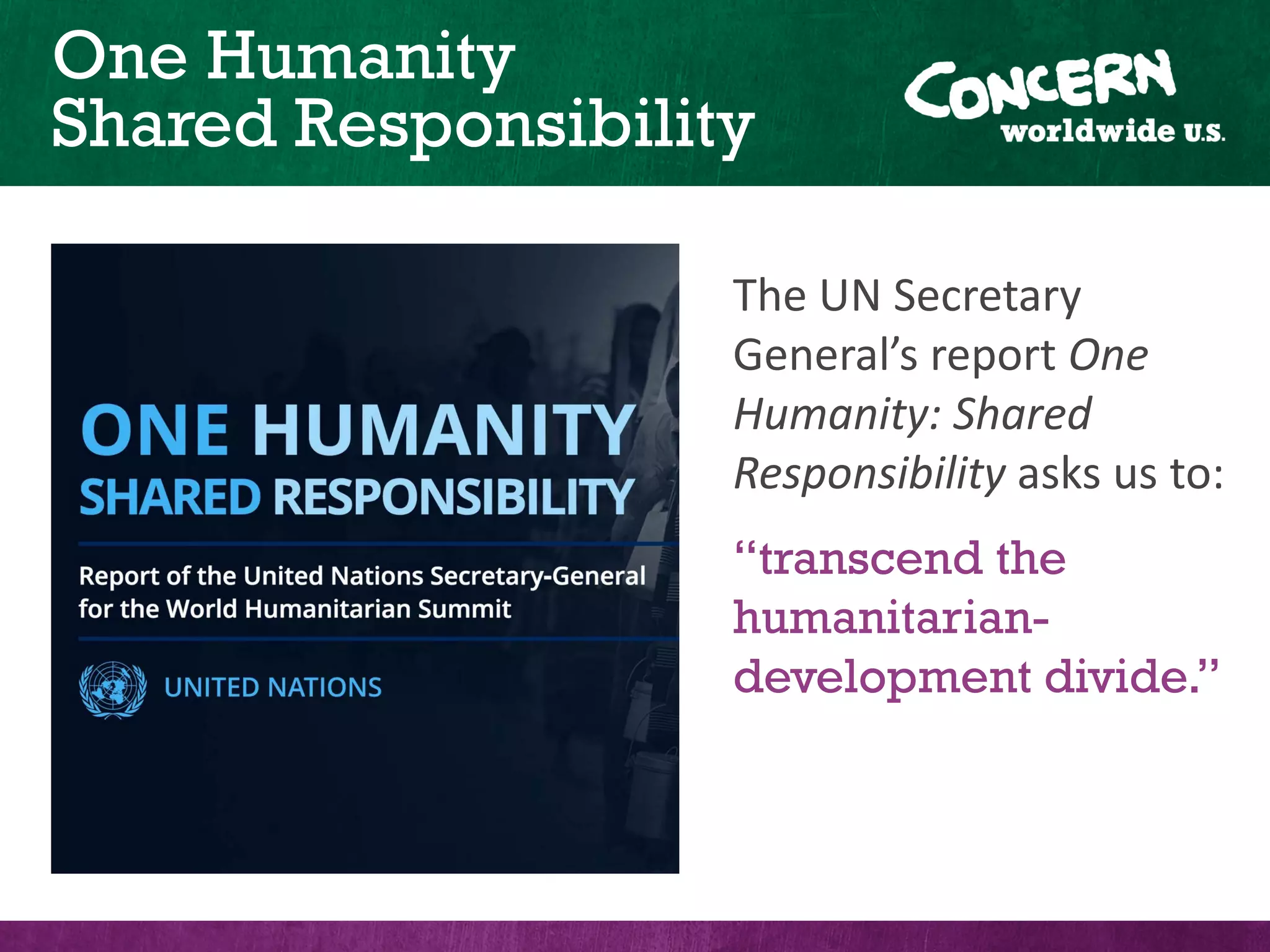 The Humanitarian and Development Nexus | PDF