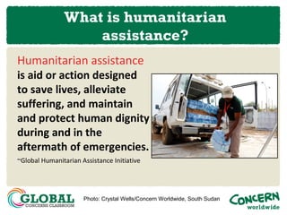 GCC Workshop- Humanitarian assistance vs. development aid | PPT