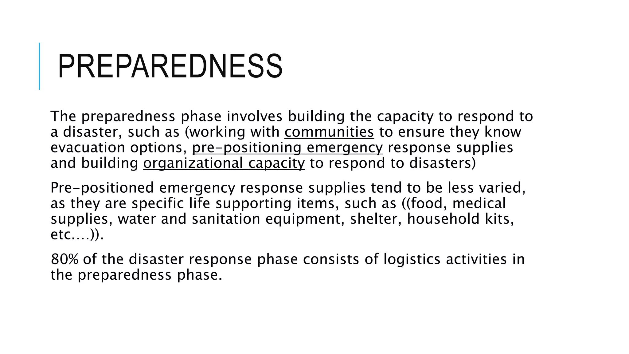 Humanitarian Logistics | PPTX