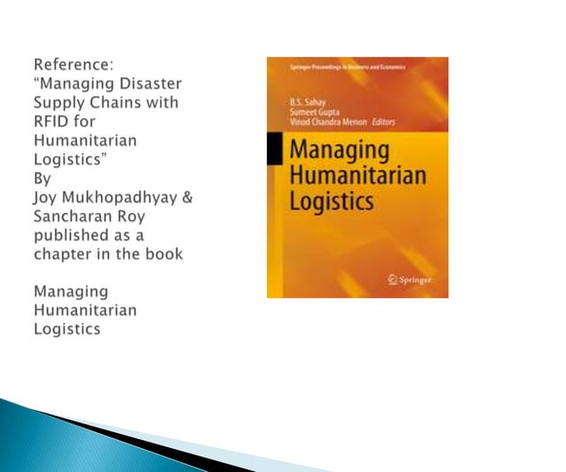 Humanitarian logistics | PPT