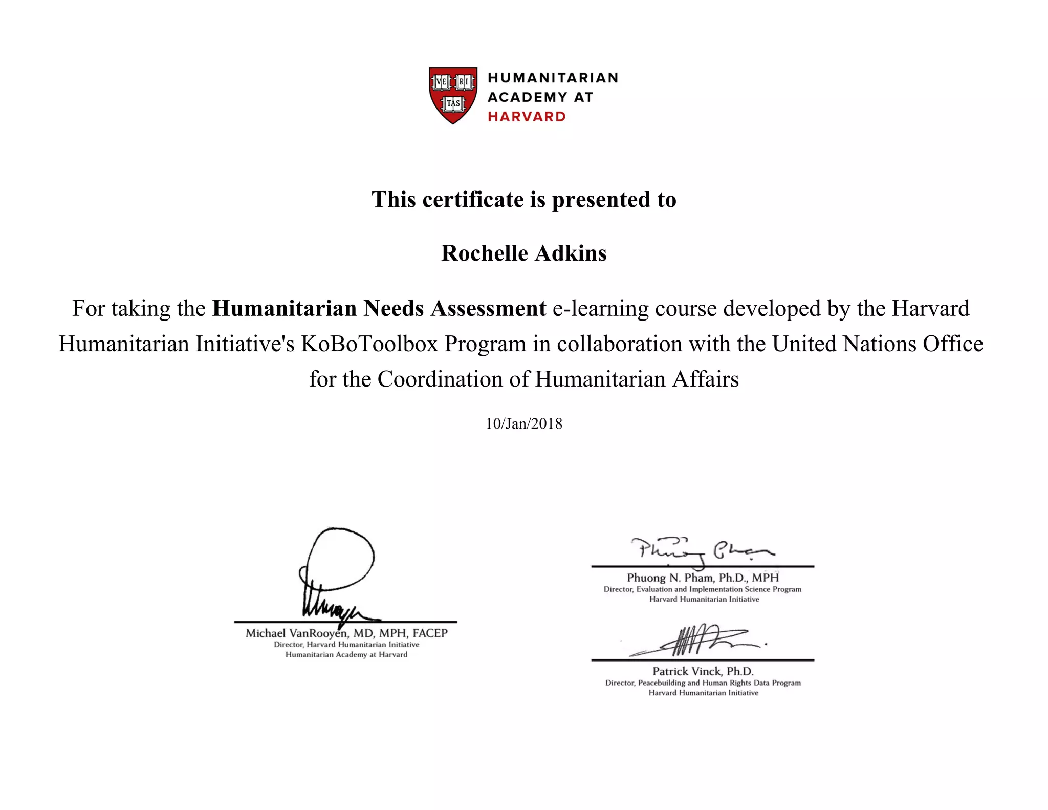 Humanitarian needs assessment training | PDF