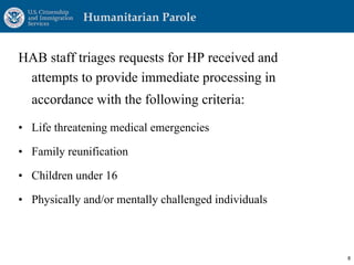 Humanitarian parole program | PDF