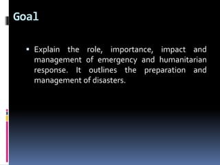 Humanitarian task and its importance | PPT