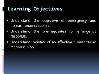 Humanitarian task and its importance | PPT