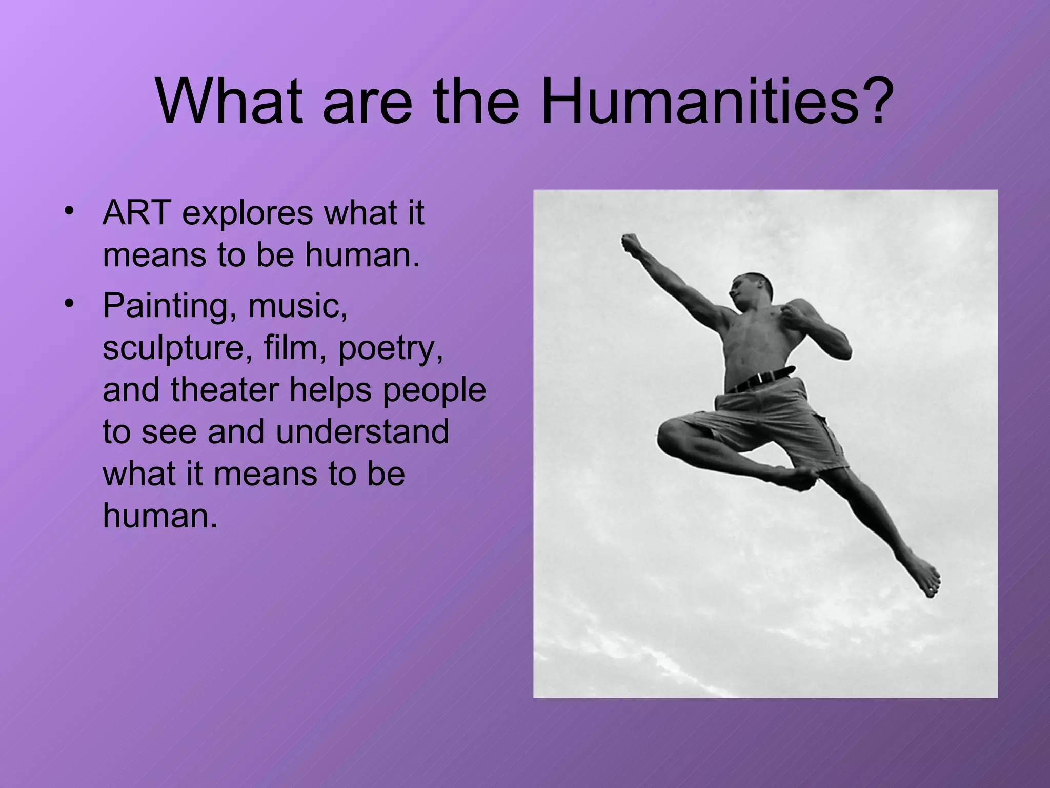 Humanities | PPT