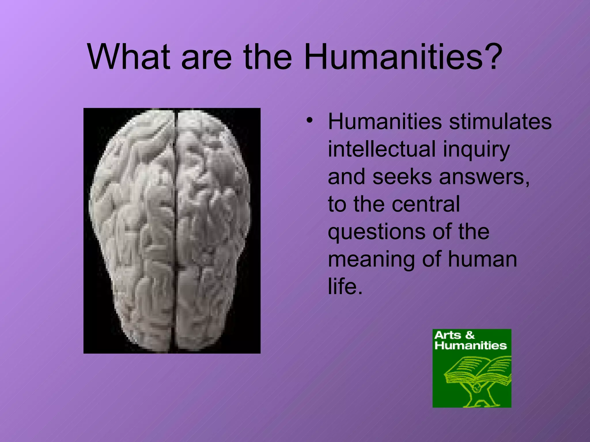 Humanities | PPT