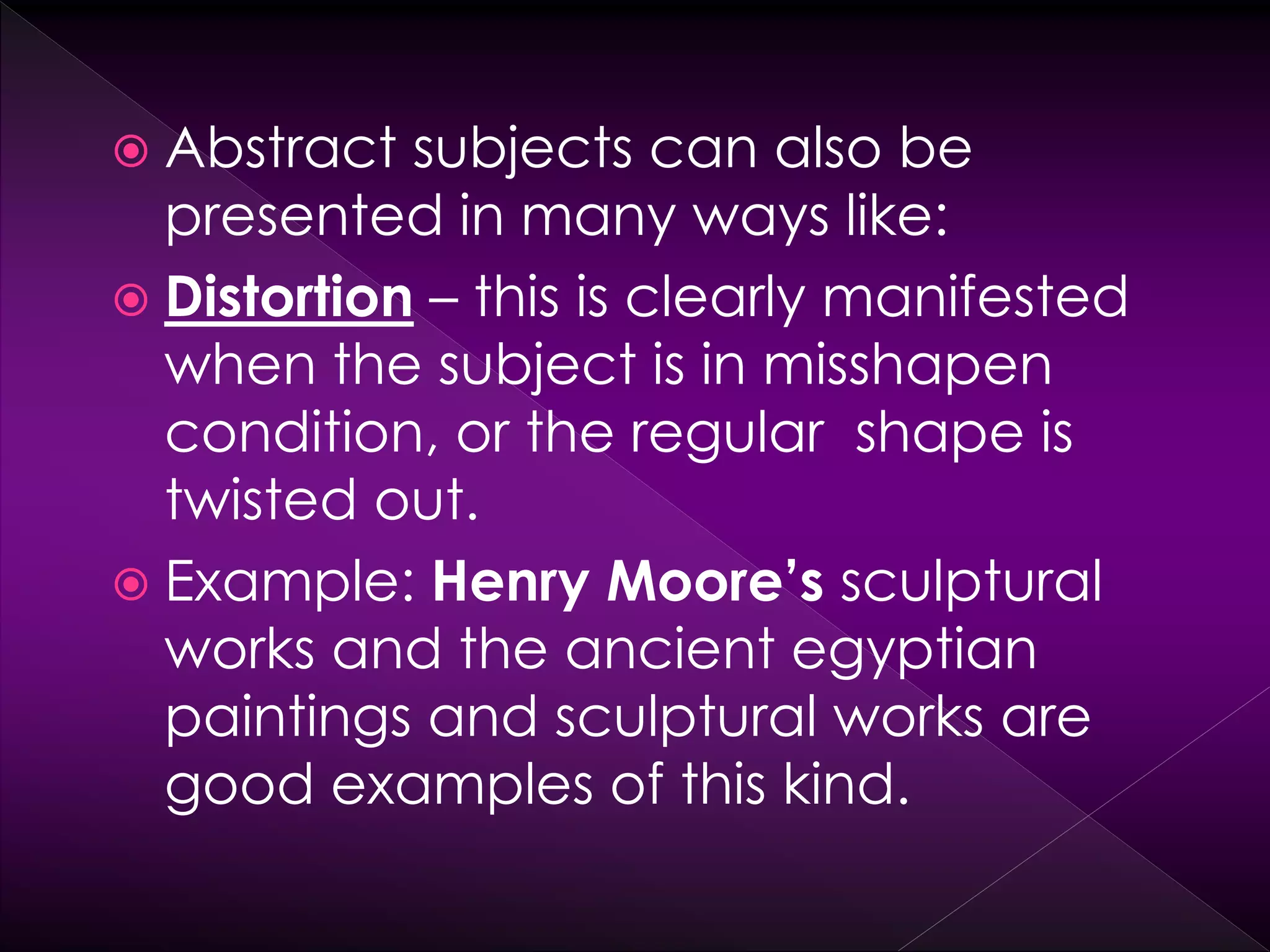 Methods of presenting the art subject | PPTX