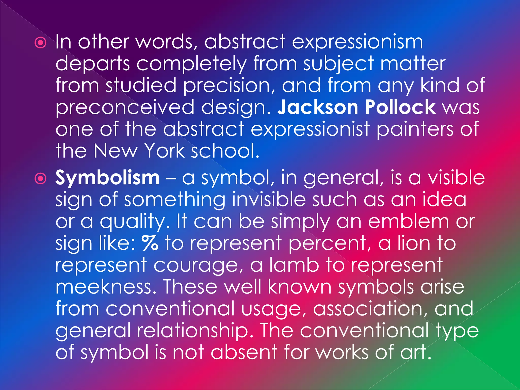 Methods of presenting the art subject | PPTX