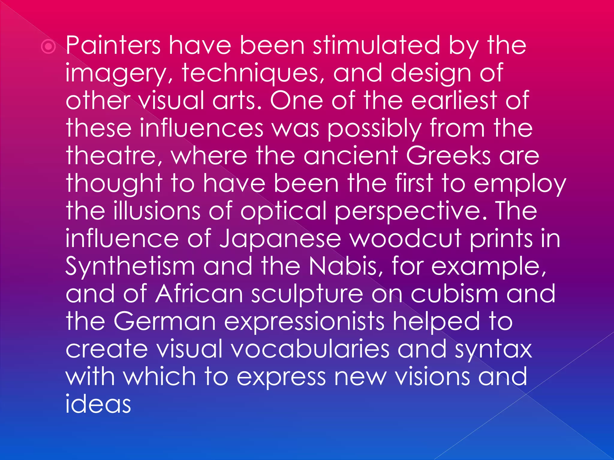 Methods of presenting the art subject | PPTX