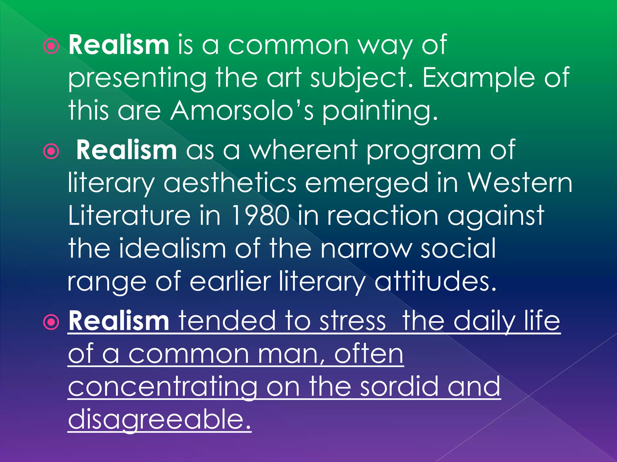 Methods of presenting the art subject | PPTX